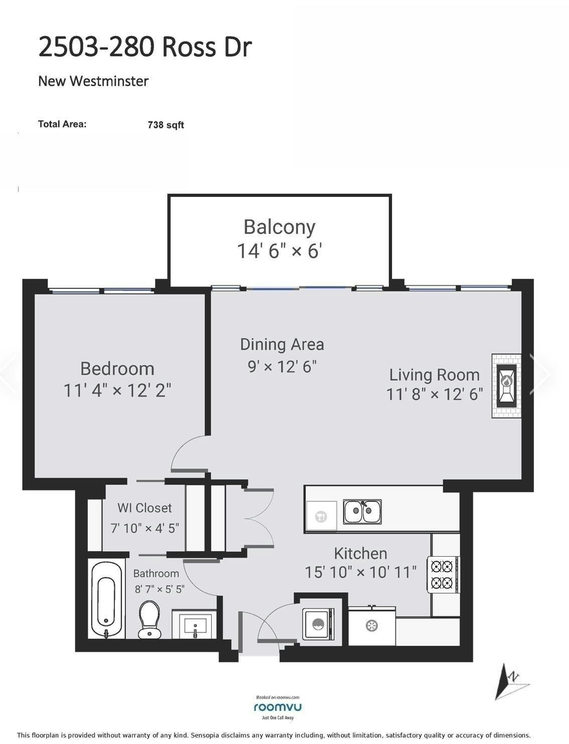 For Sale: 2503-280 Ross Drive, New Westminster, BC - REW