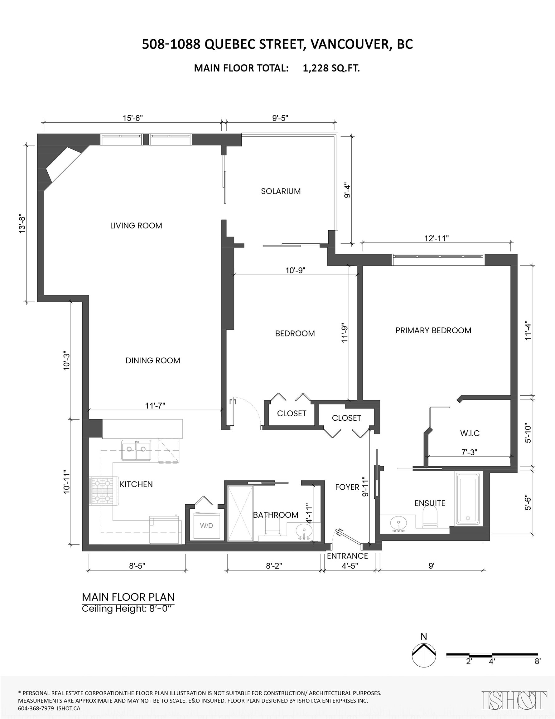 For Sale: 508-1088 Quebec Street, Vancouver, BC - REW