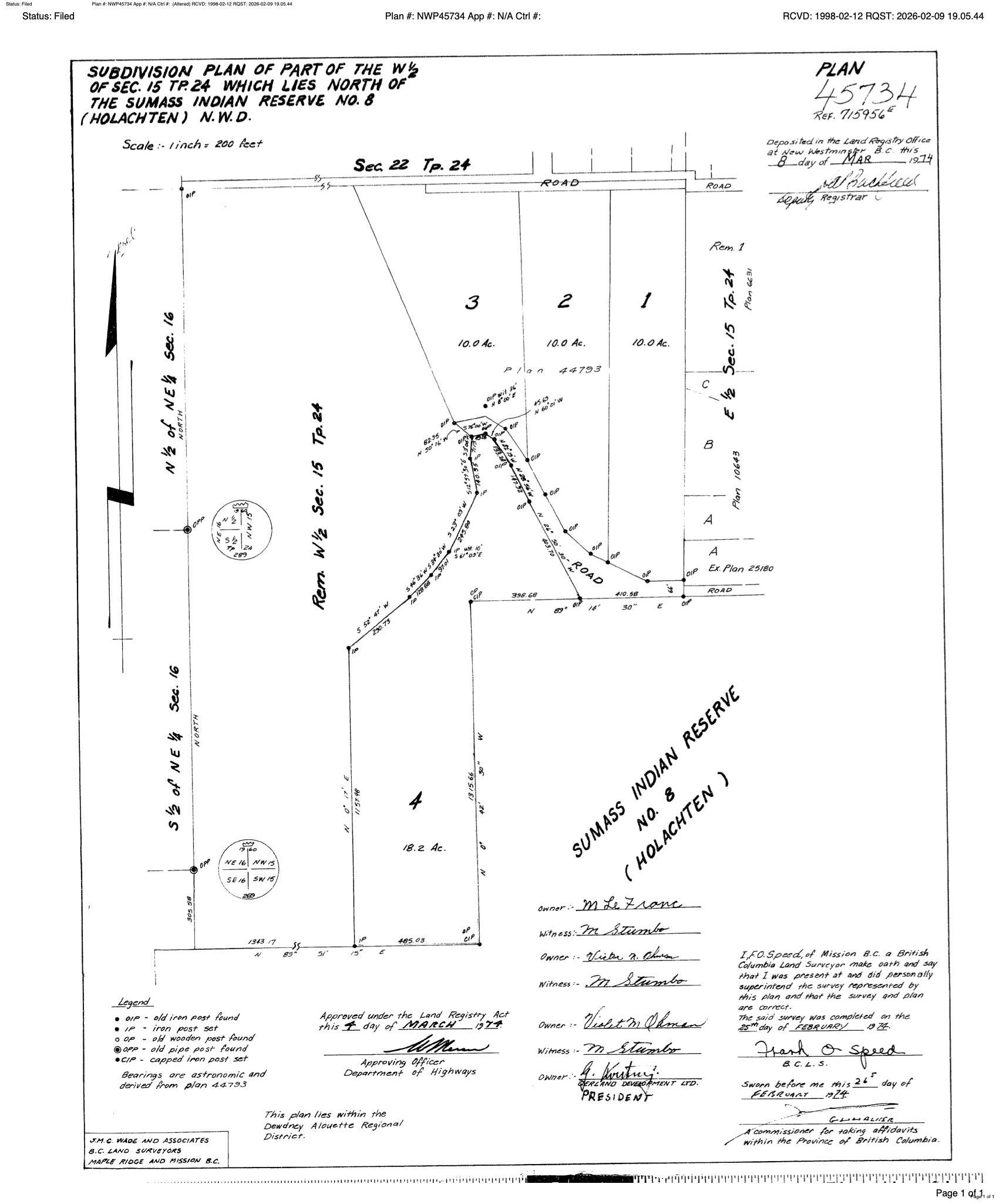 For Sale: LT.4 Ohman Road, Mission, BC - REW