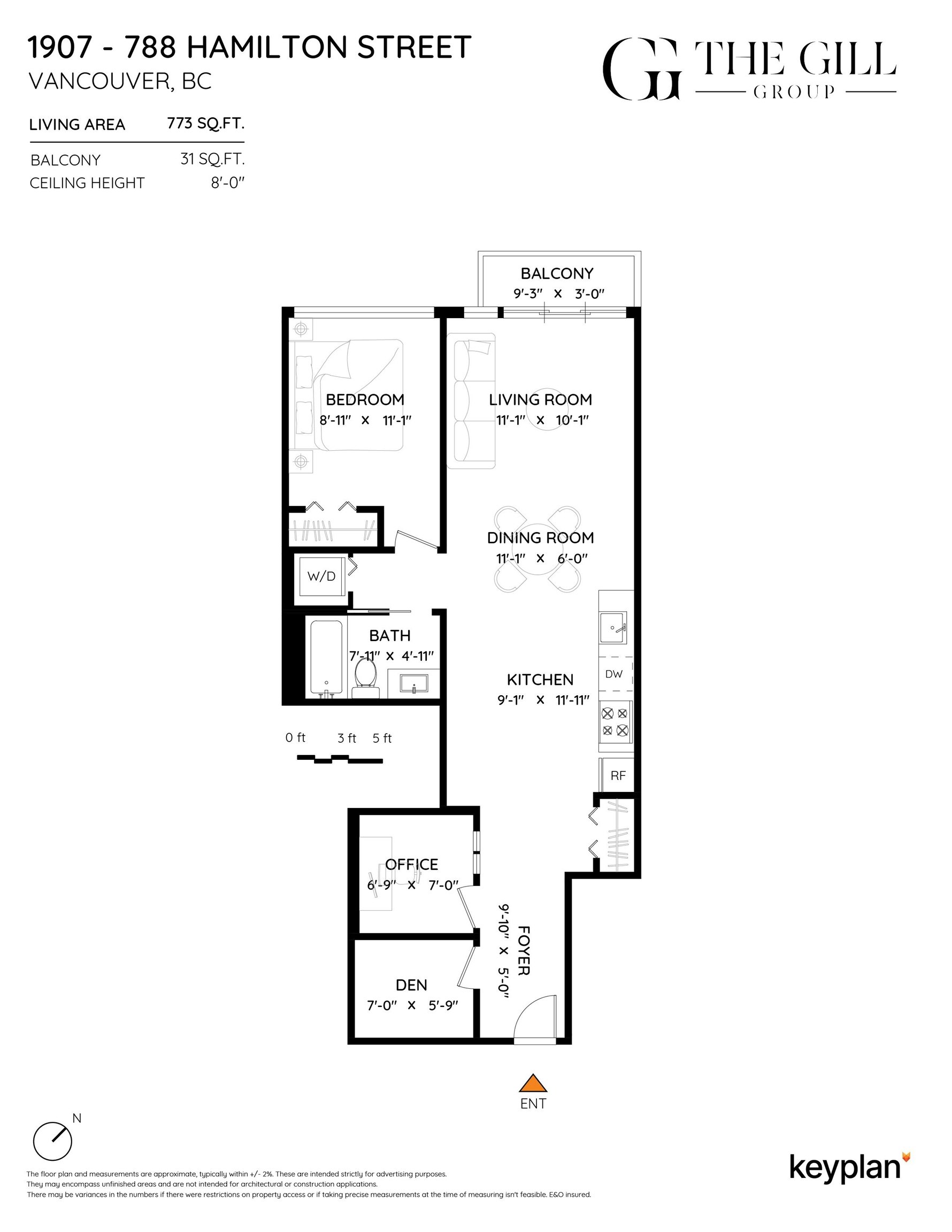For Sale: 1907-788 Hamilton Street, Vancouver, BC - REW