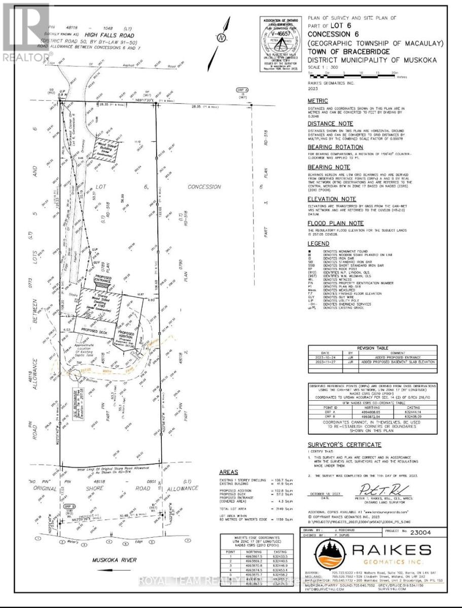 For Sale: 1190 High Falls Road, Bracebridge, ON - REW